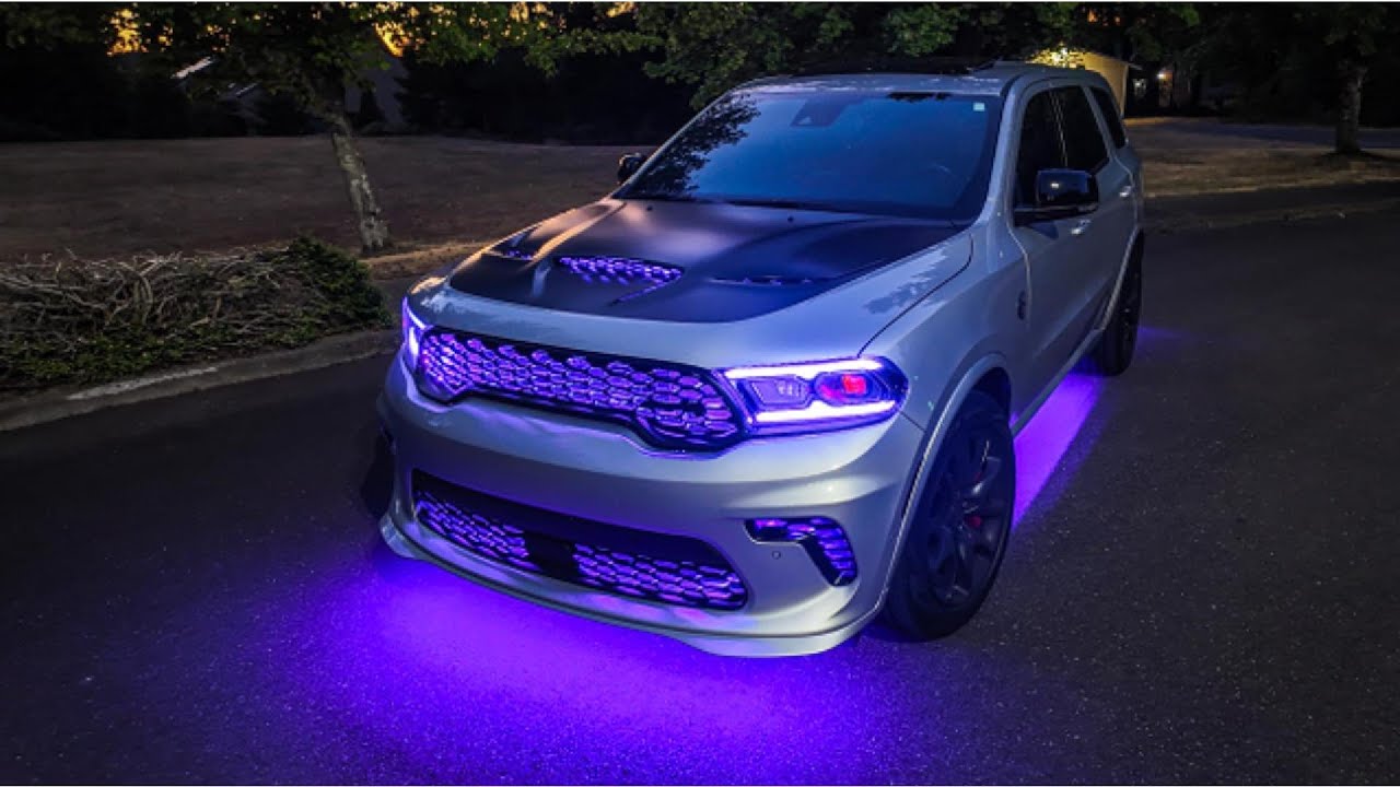 The Build Behind the Glow | Hellcat Durango Grill Light Install (BTS ...