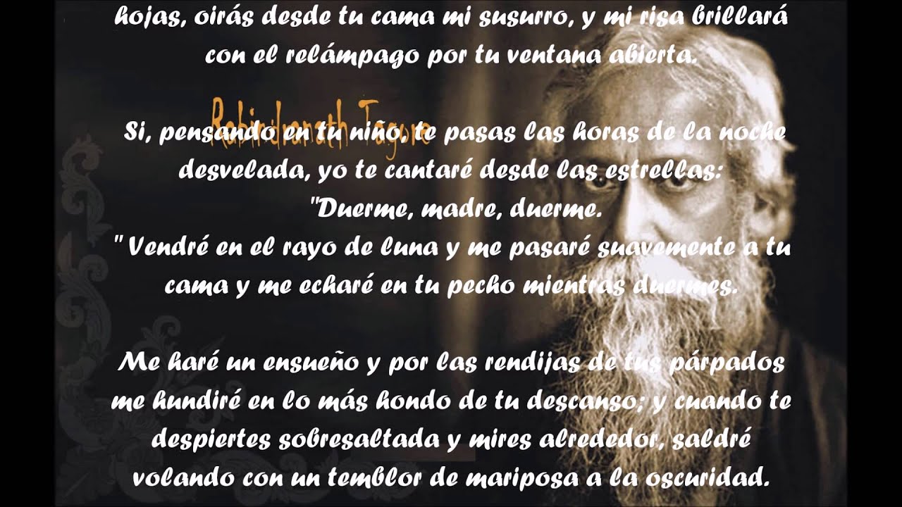 Poemas De Rabindranath Tagore Rabindranath Tagore Poemas Revista