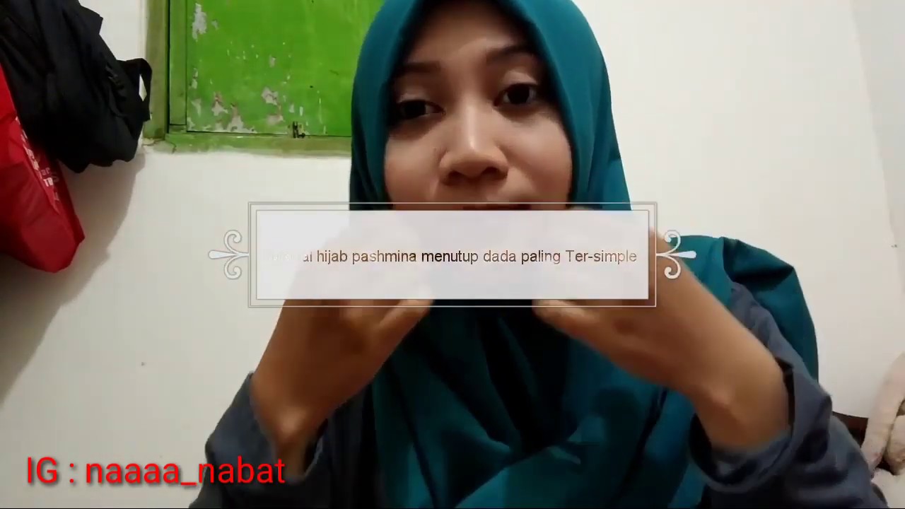 Tips Tutorial Pashmina Menutup dada Tersimple || Bagus dan ga ribet Ala ...