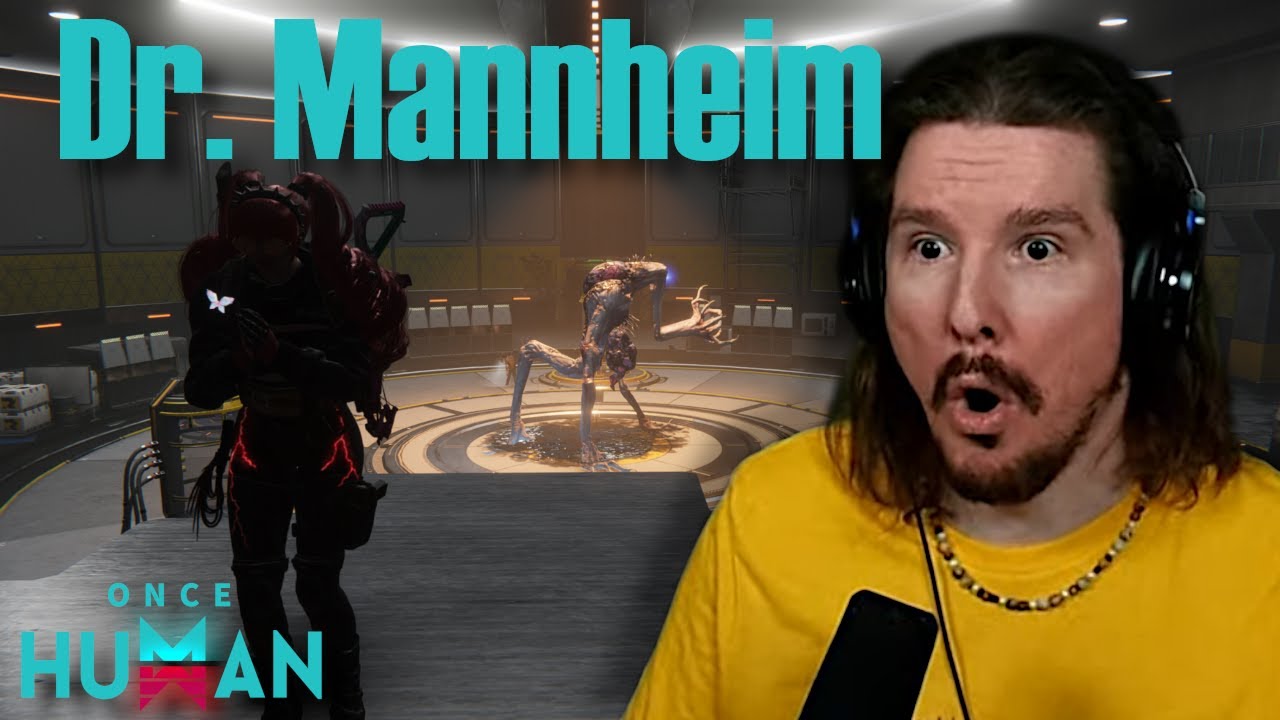 Once Human Dr. Mannheim LEA Research Lab Fight - YouTube