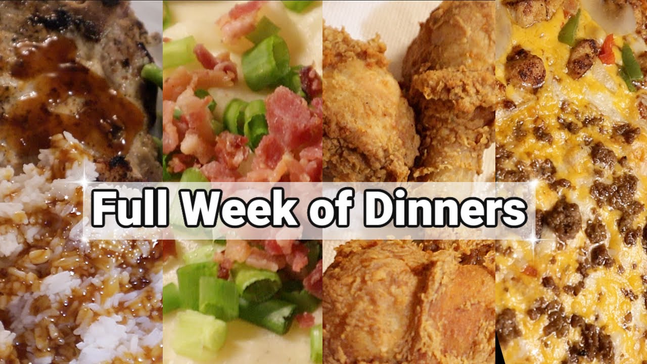 What's for Dinner? Full Week of Realistic Dinners | Family of 6 - YouTube