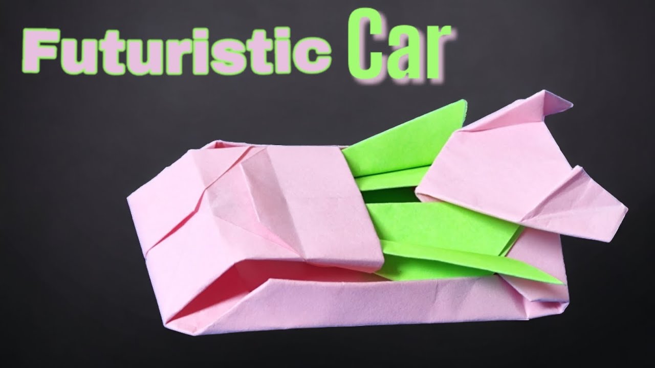 "Futuristic Origami Car: Step-by-Step Guide" #car - YouTube
