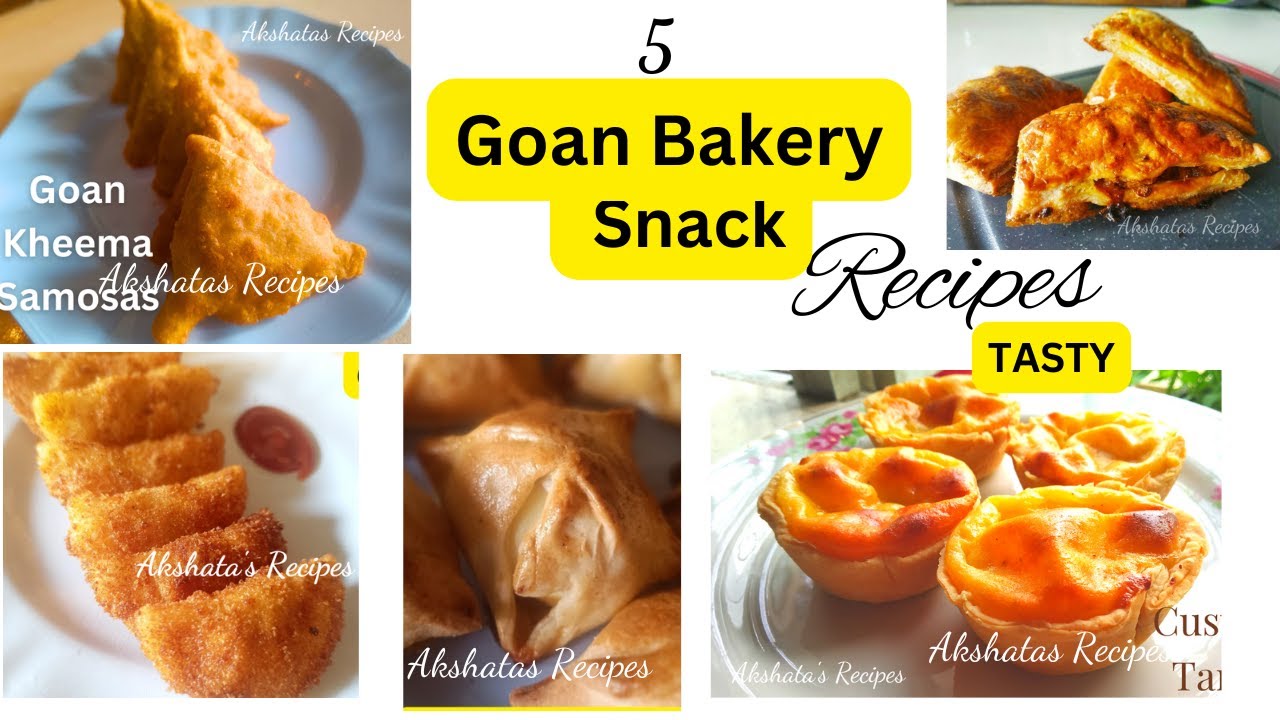 5 Goan Bakery snack recipes you can make at home|@akshatasrecipes# ...