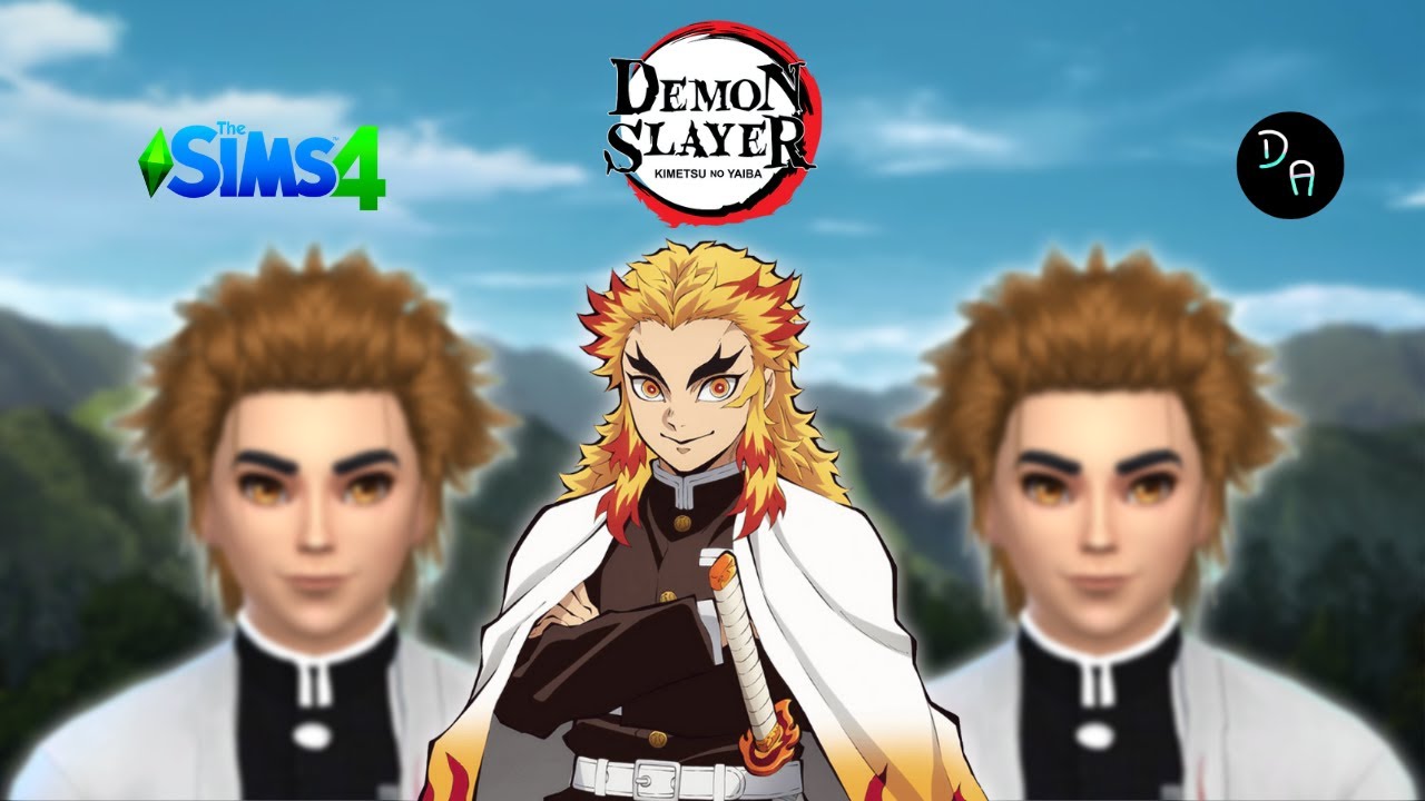 Demon Slayer - Kyojuro Rengoku | The Sims 4: Create A Sim - YouTube