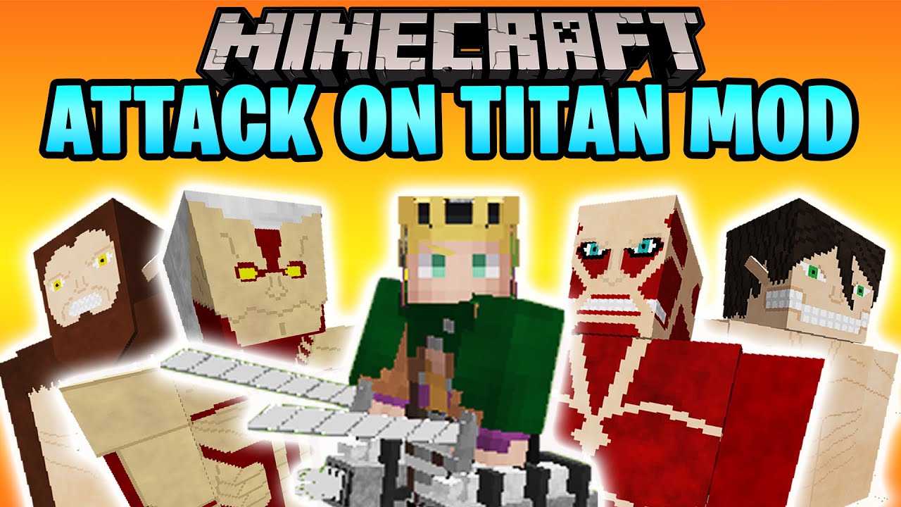 ATTACK ON TITAN 1.12.2 - Minecraft Mod Review en Español | Eren, Titan ...