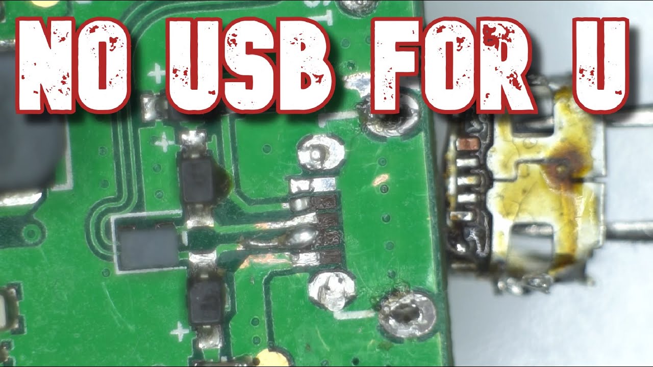 Micro USB repair replace - YouTube