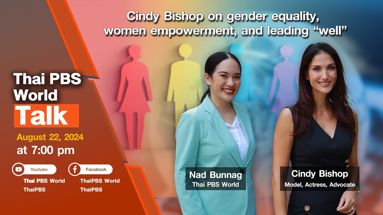 Thai PBS World Talk | Cindy Bishop on gender equality, women ...