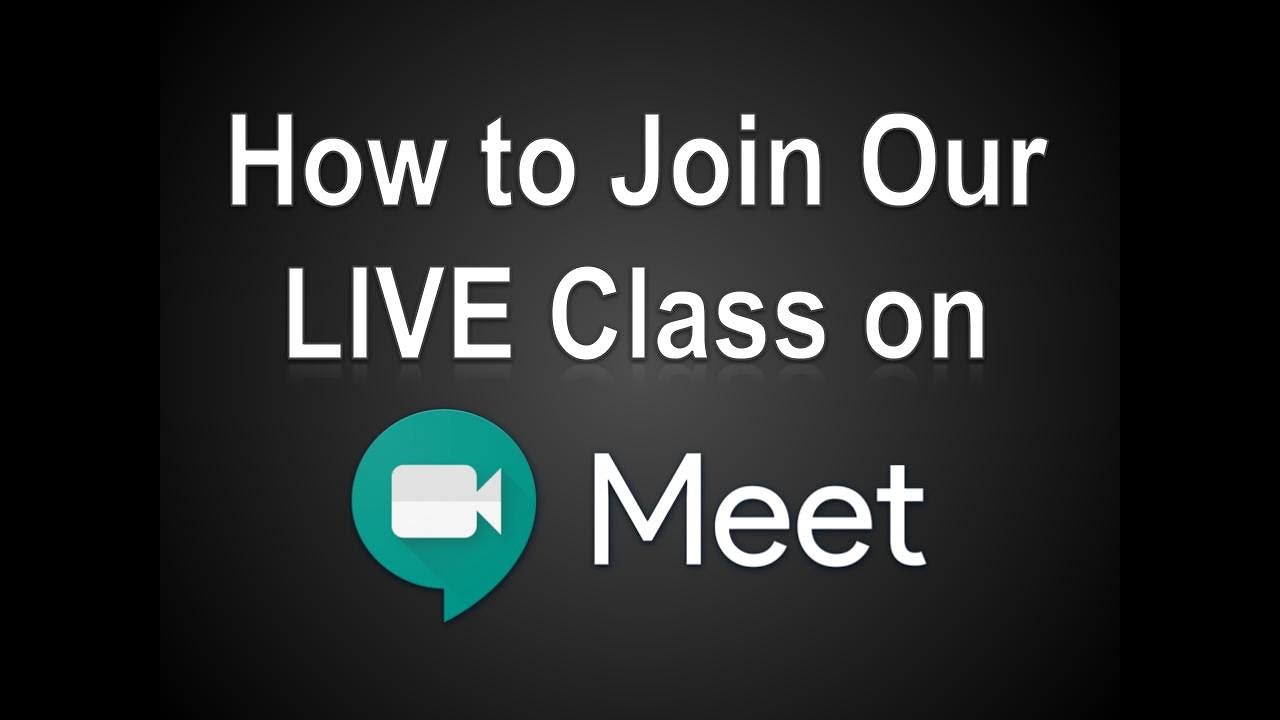 How to Join the Google Meet for Technology Class - YouTube
