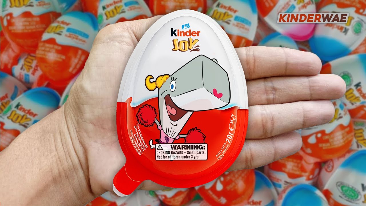 New Kinder Joy Surprise Eggs ASMR The SpongeBob SquarePants || Hack 6 ...