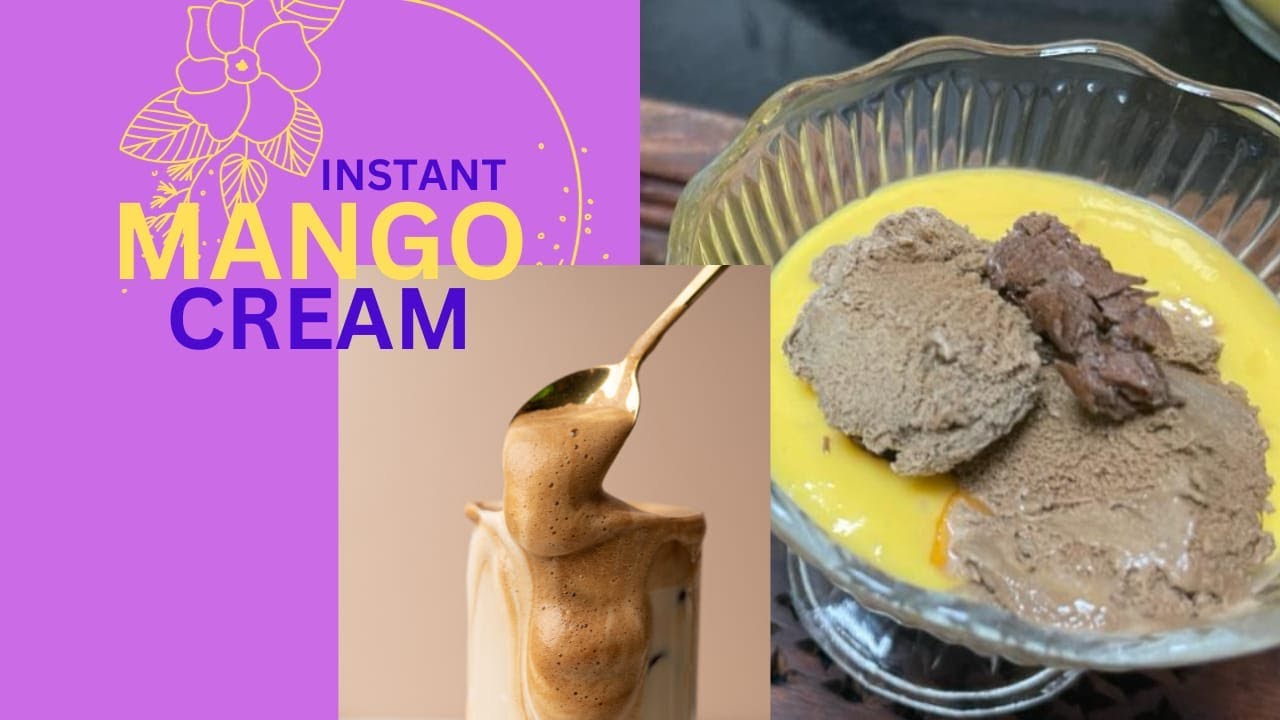 Easy Mango Cream Recipe | Mango Cream Dessert @SAKiDunya - YouTube