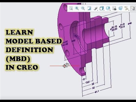 Learn Model Base Definition in Creo - MBD-01 - YouTube