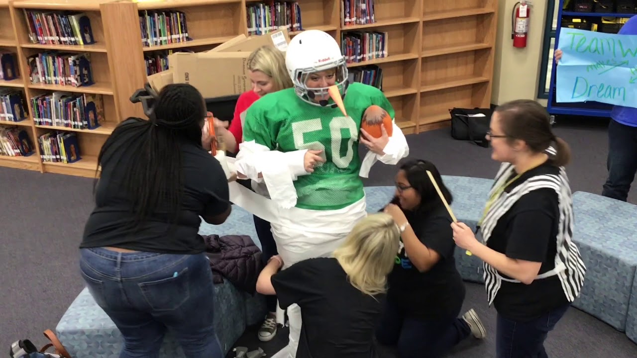 Snowman Team Building at Stinson - YouTube