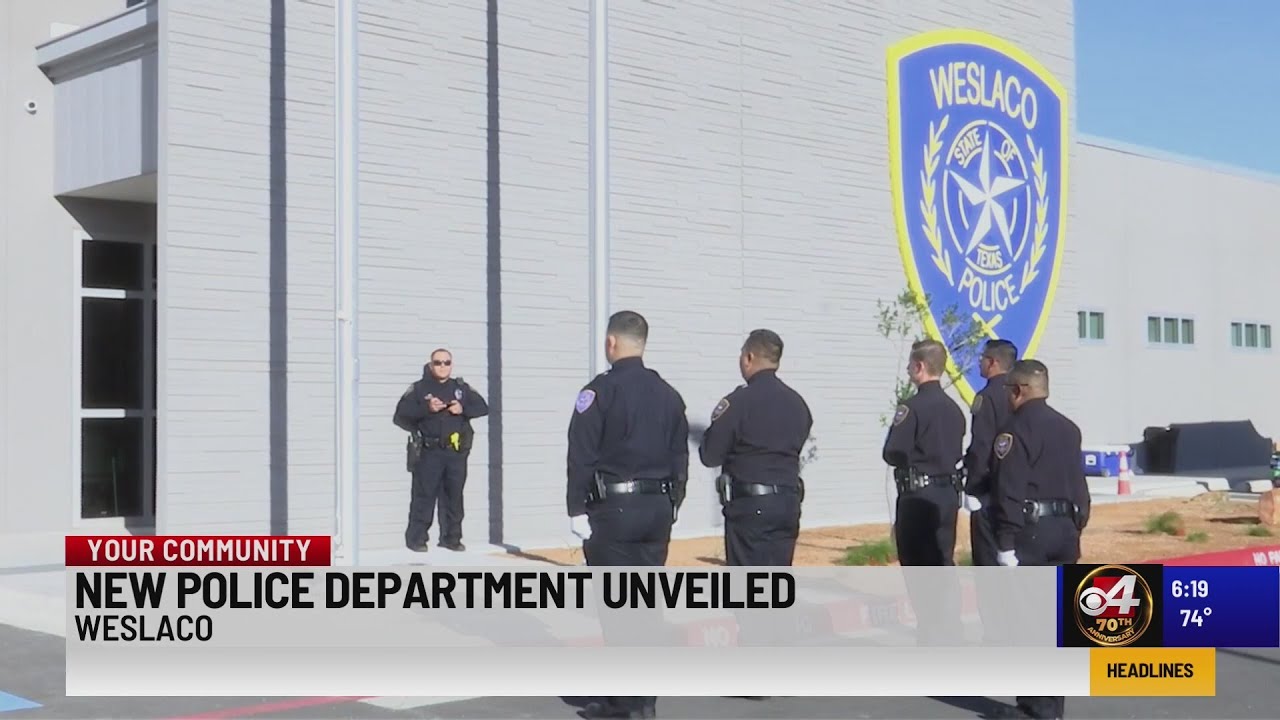 Weslaco PD new facility ribbon cutting ceremony - YouTube