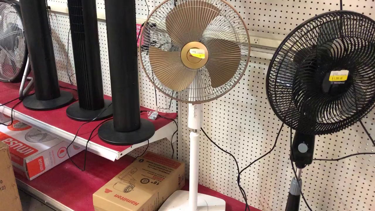 Hamilton Pedestal Fan 16" - YouTube