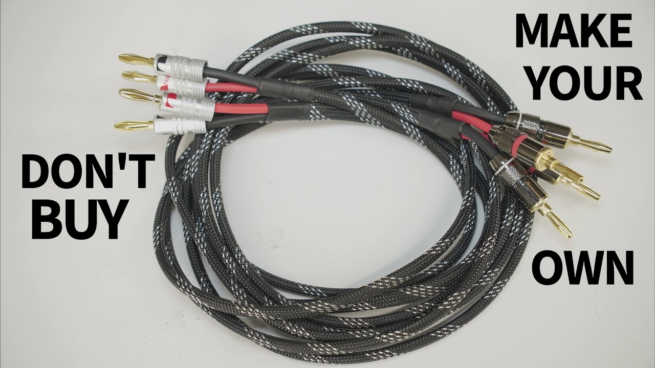 How to Make Your Own HQ Speaker Cable Step by Step DIY - YouTube