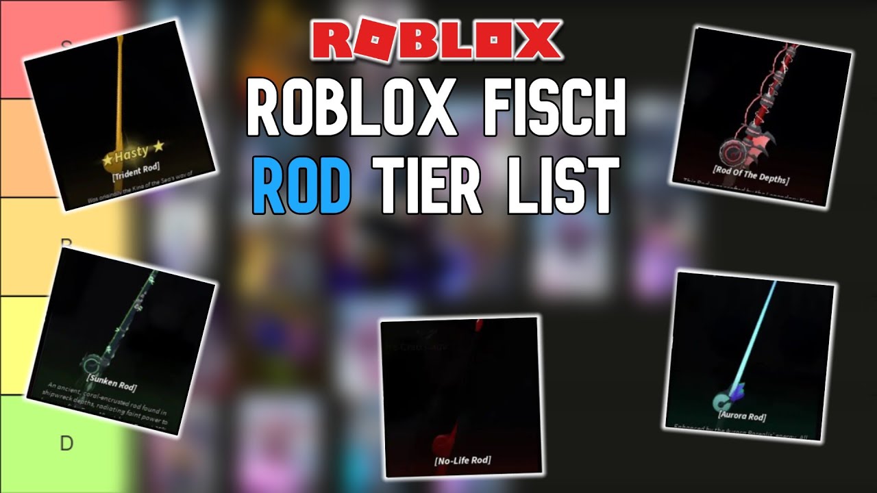*UPDATED* Roblox Fisch Rod Tier List - YouTube