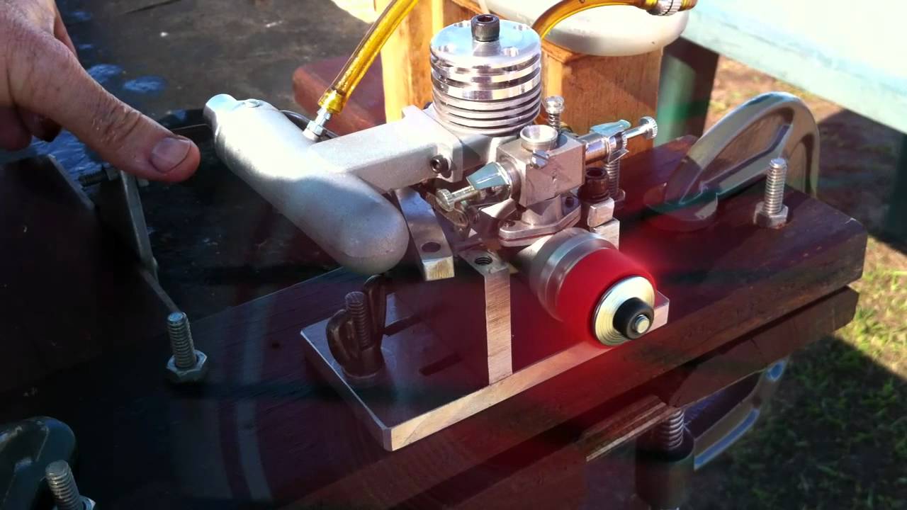 Fox .15 BB R/C model aero engine with Davis Diesel Development Head (2 ...