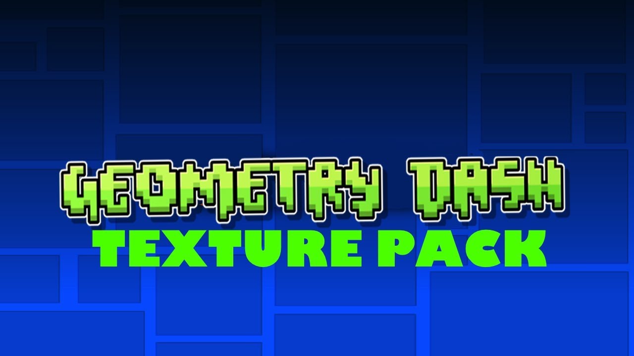 My Own GD Texture Pack! - YouTube