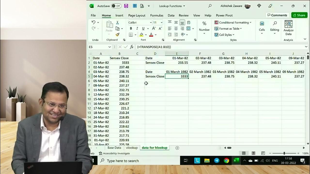 Lookup Functions - YouTube