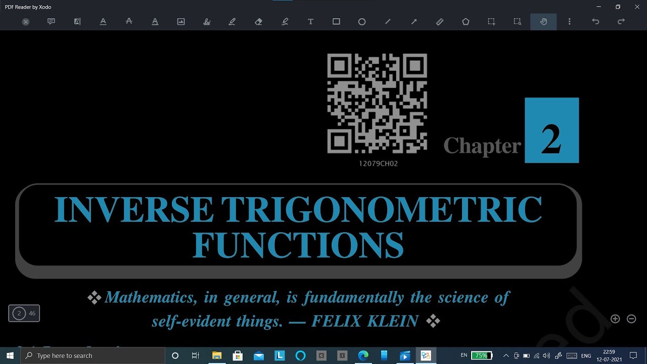 INVERSE TRIGONOMETRIC FUNCTION | BEST INTRODUCTION | EASY CONCEPT ...