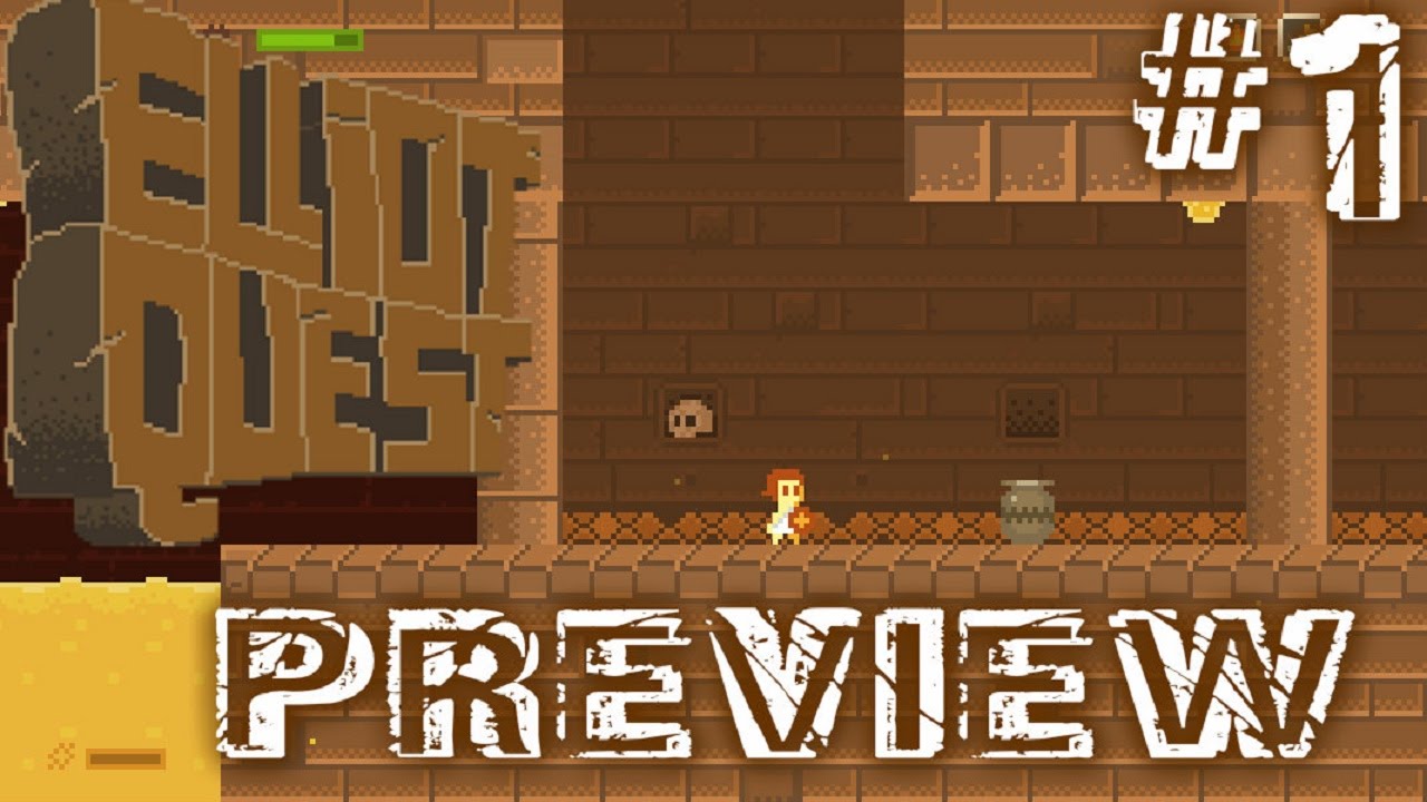 Elliot Quest Preview - The Blob King Boss Jumpeth Around - YouTube