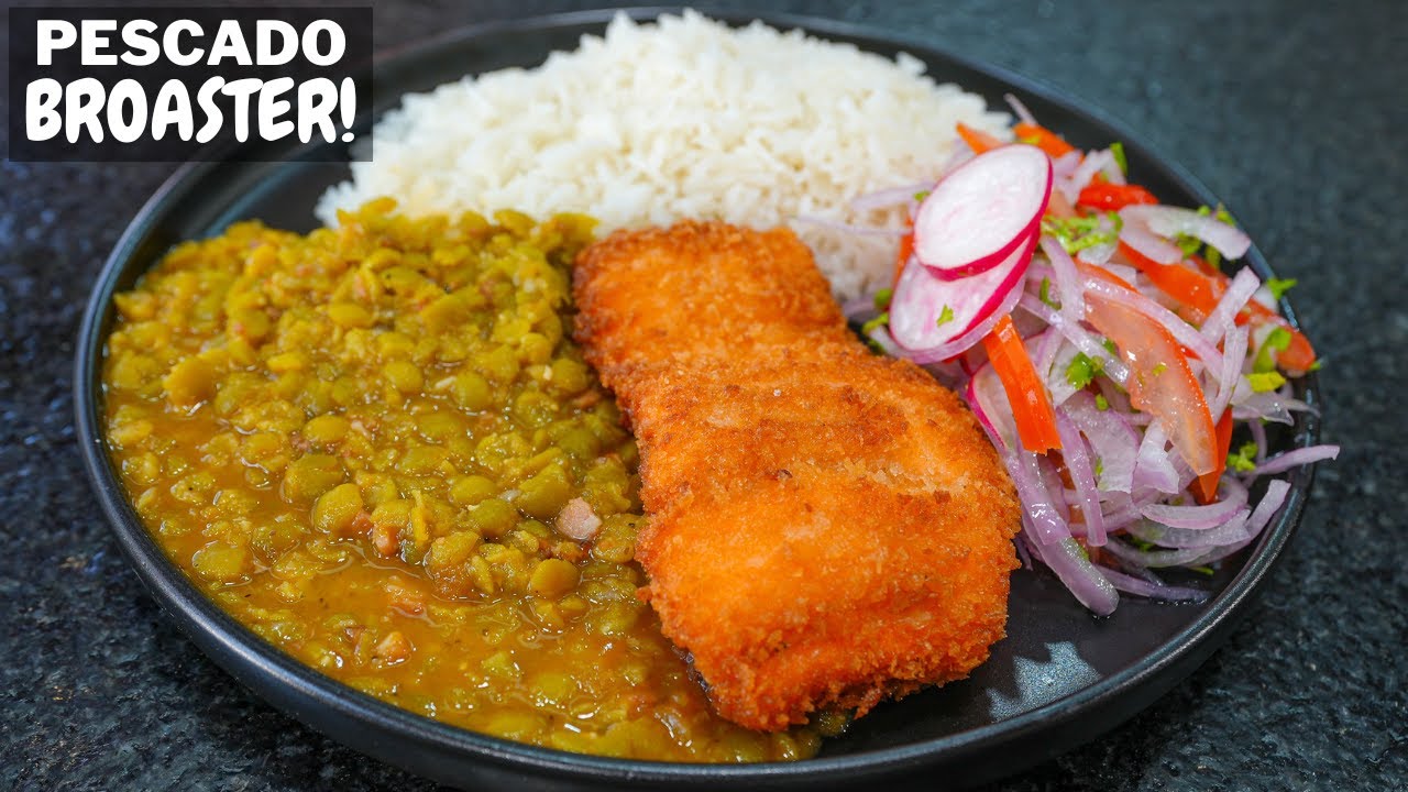Así cocinó el Broaster de pescado con alverjitas! recetas faciles y ...