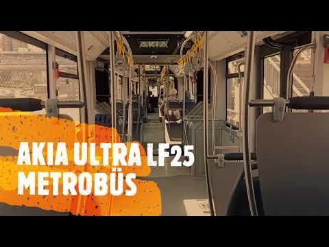 İstanbul | Metrobüs | AKIA Ultra LF25 - YouTube