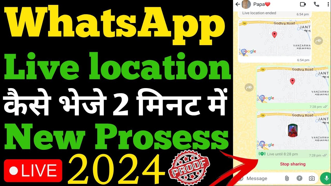 How to Share Live Location on WhatsApp How to Share WhatsApp location ...