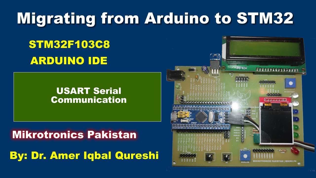 Stm32 Usart Communication Arduino Basics And Examples Explained In Urdu Youtube
