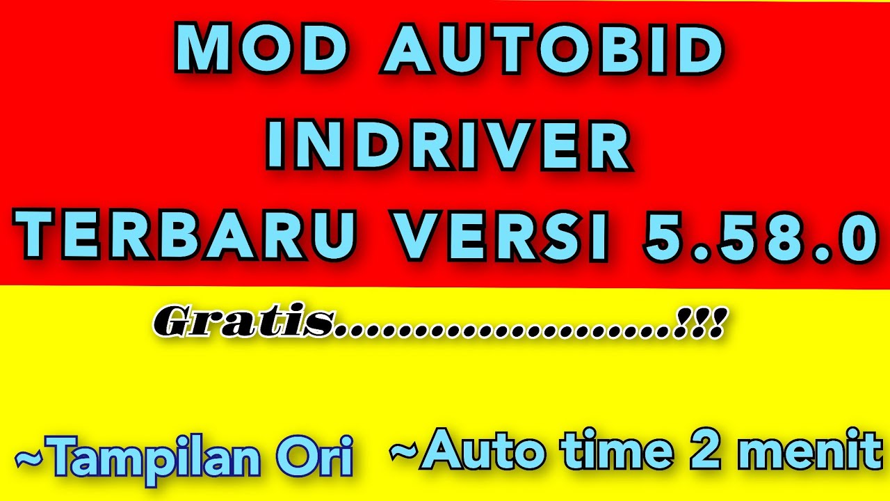 Autobid InDriver Versi Terbaru | Autobid InDriver Versi 5.58.0 Gratis ...
