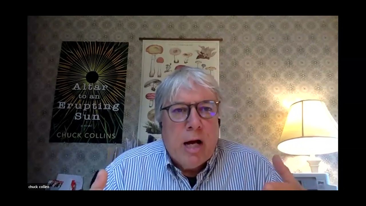 C of C 6-3-2023 “Altar to an Erupting Sun," Chuck Collins, explains his ...
