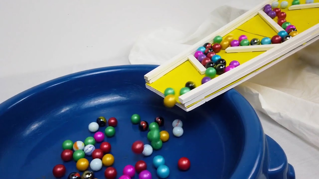 Marble Run Race ASMR - 100 marbles, Wave Slope. - YouTube