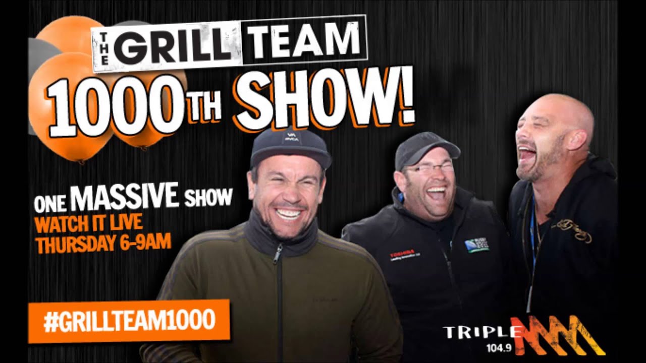 Marto, Michelle & Ed Kavalee congratulate Sydney Triple M Grill Team ...