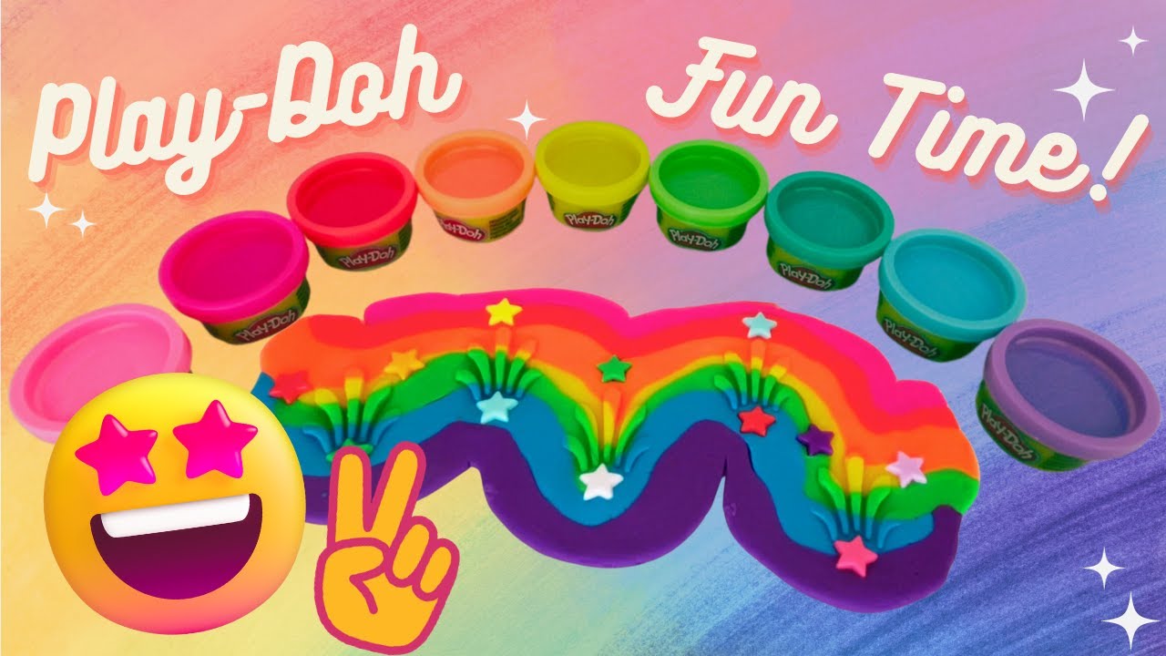 🌈 Play and Learn with Play Doh - Preschool Toddler Video 🚀👶 - YouTube