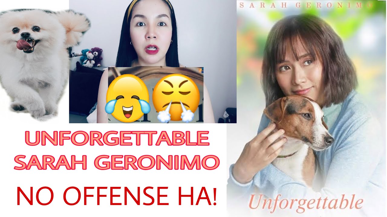 UNFORGETTABLE MOVIE SARAH GERONIMO l REACTION VIDEO l Aby Concepcion ...