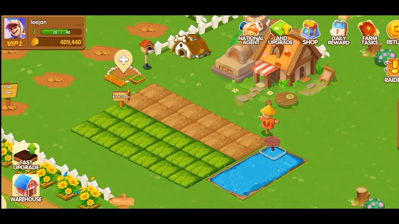 Harvesting in lele gold coin - YouTube