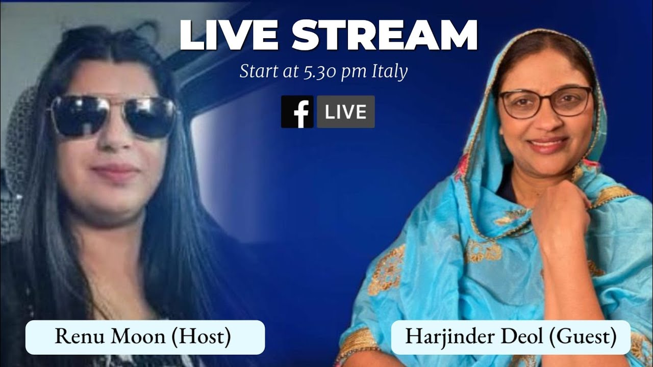 My First Live stream with my Coach Renu Moom from ltaly ️ - YouTube