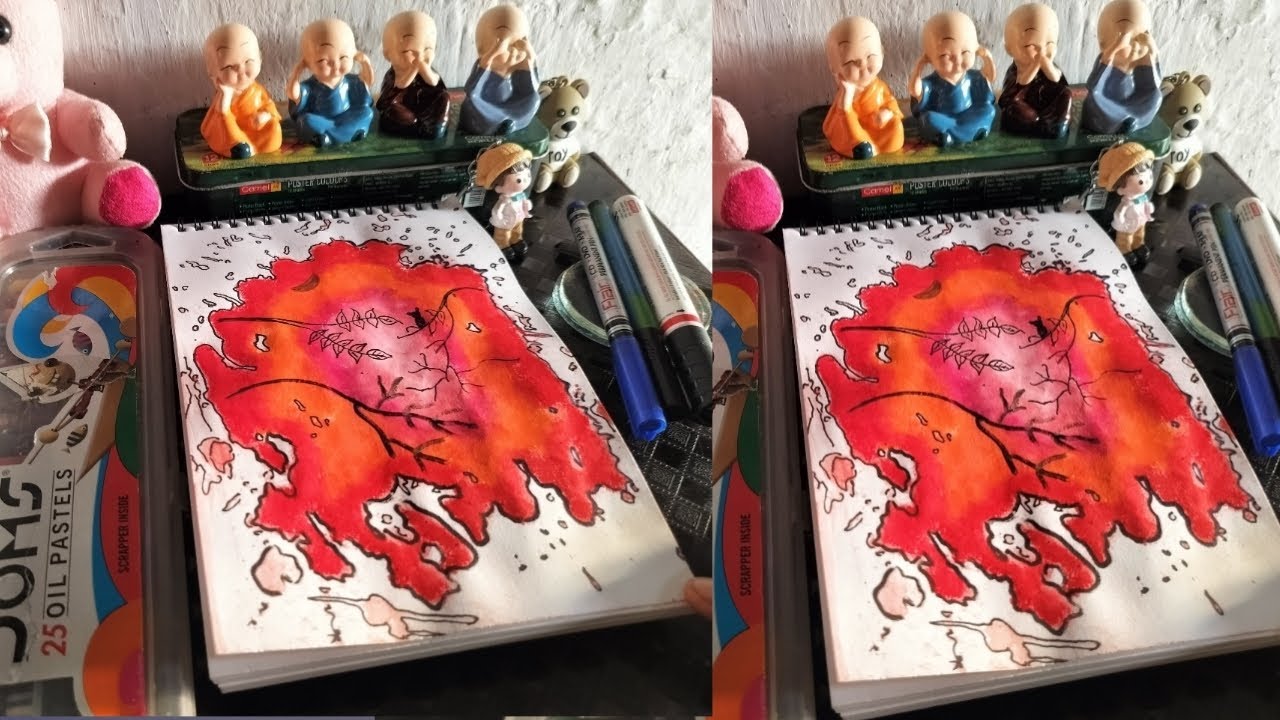 how to draw split water drawing||drawing||how to draw step by step ...