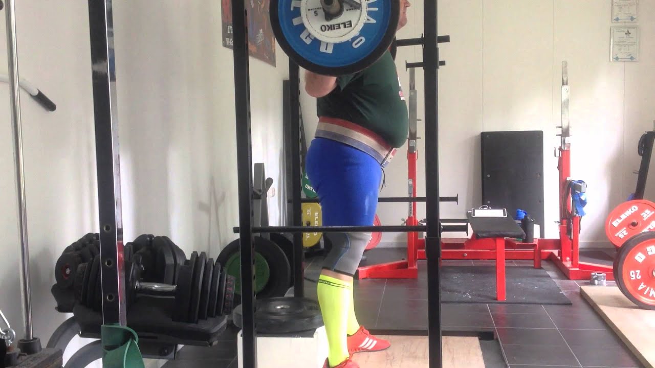 16th training IPF Worlds Powerlifitng Masters 2013, squat, block squats ...