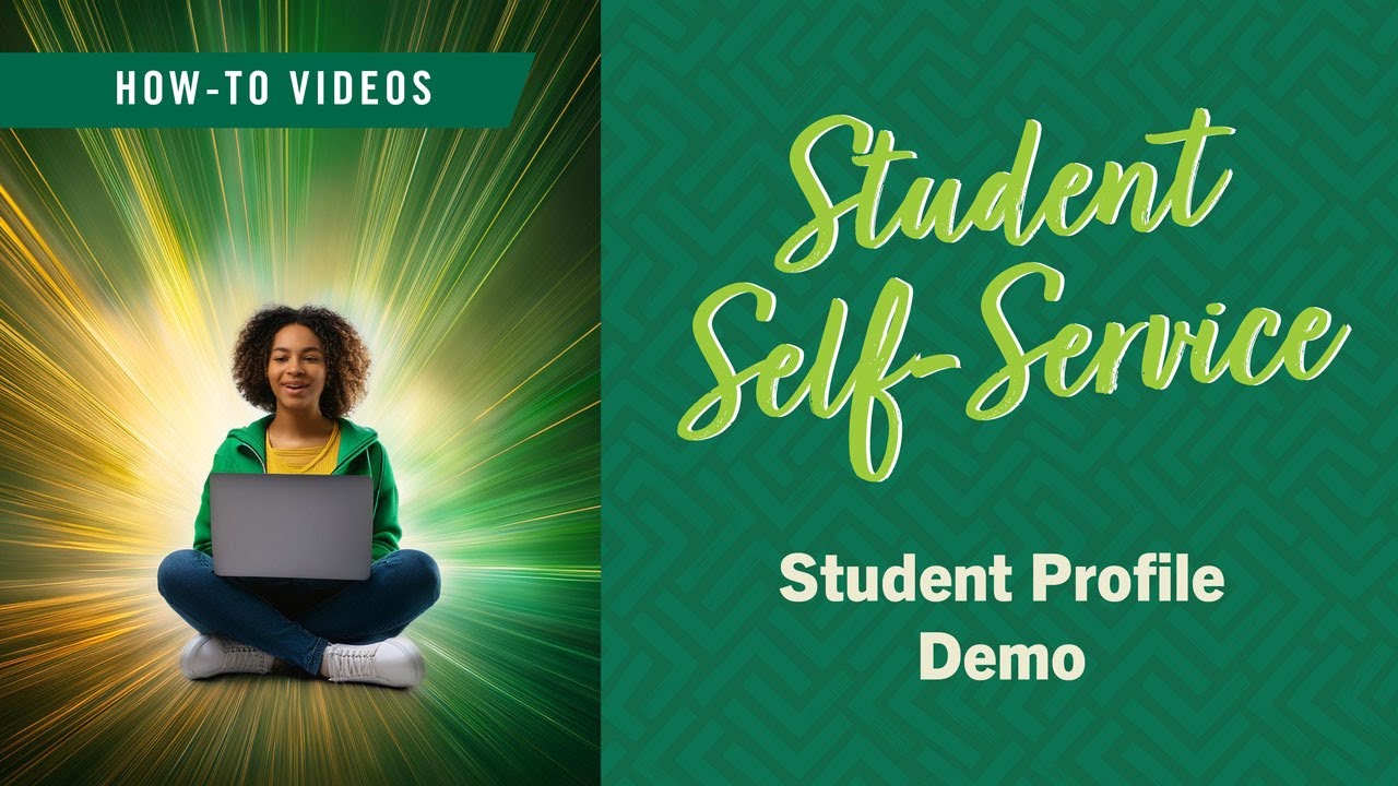Student Self-Service Tutorial - Student Profile Demo - YouTube