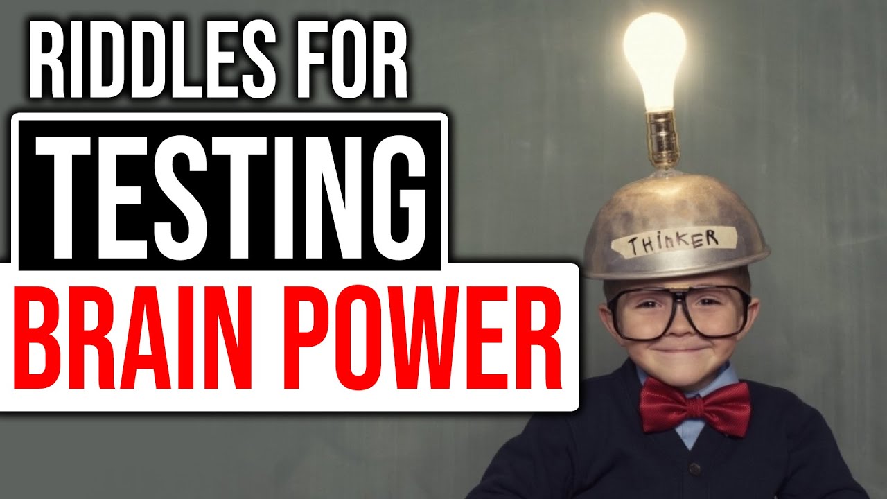 Riddles For Testing Brain Power * Health And Wellness - YouTube