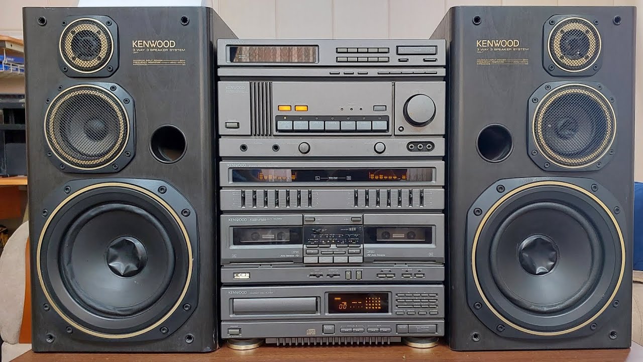 Kenwood DG-33 Japan (JDM) Stereo system 90watts per speaker - YouTube