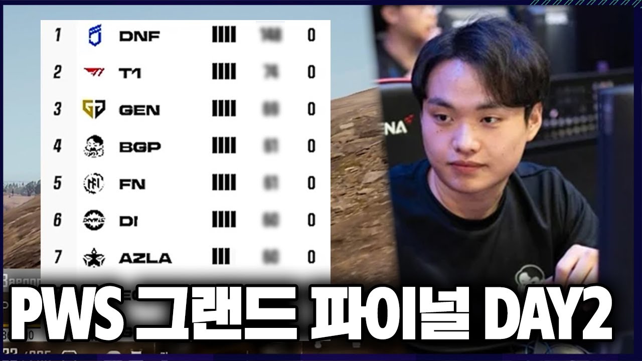 5등 안에 못 들어가면 PGS 탈락 l PWS 그랜드 파이널 DAY2 - YouTube