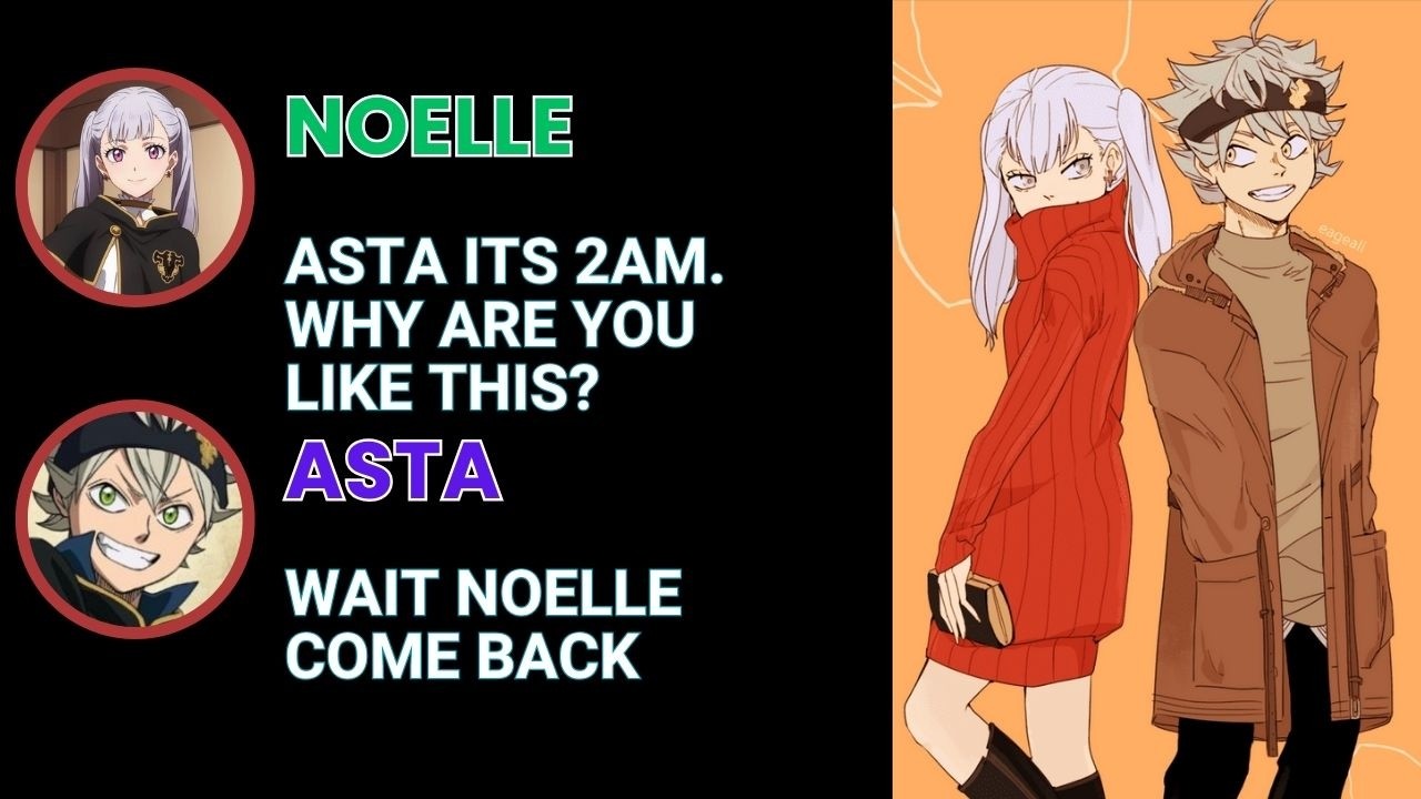 CHAOTIC Discord Chat with Charmy! Asta x Noelle #blackclover #comedy # ...