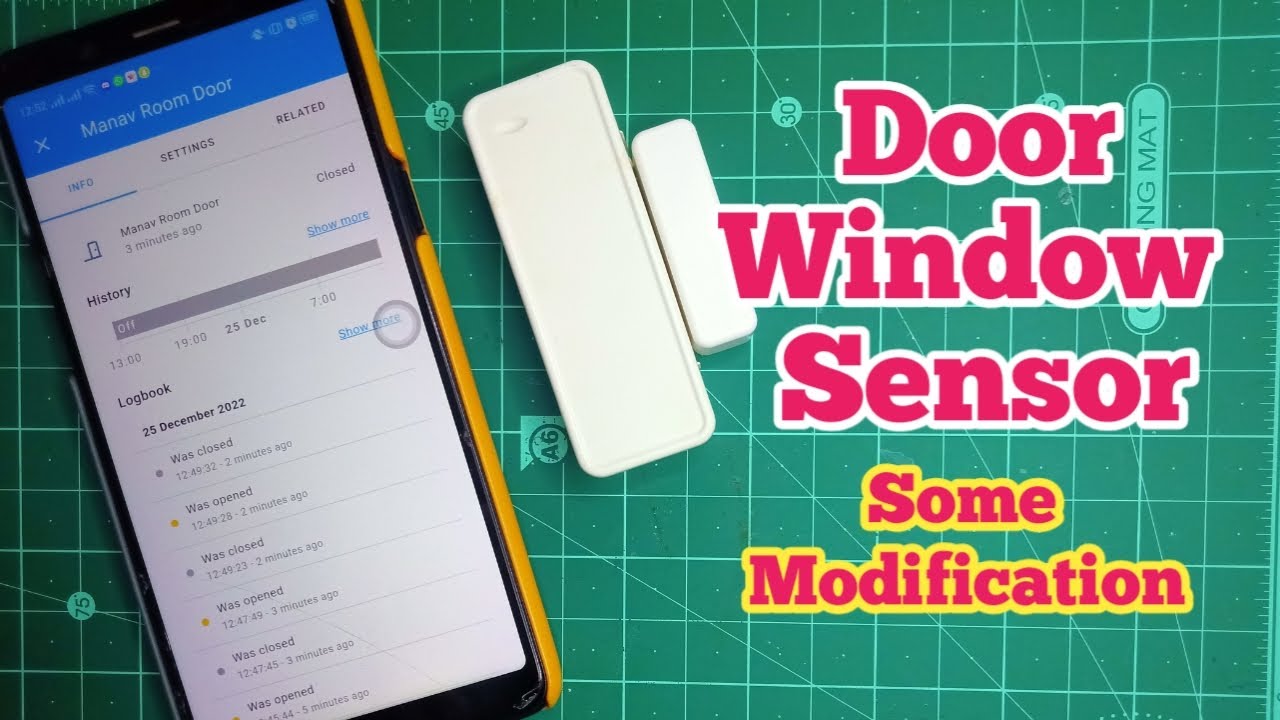 #49 RF Door Sensor Awesome Modification | Everyone should do this to ...