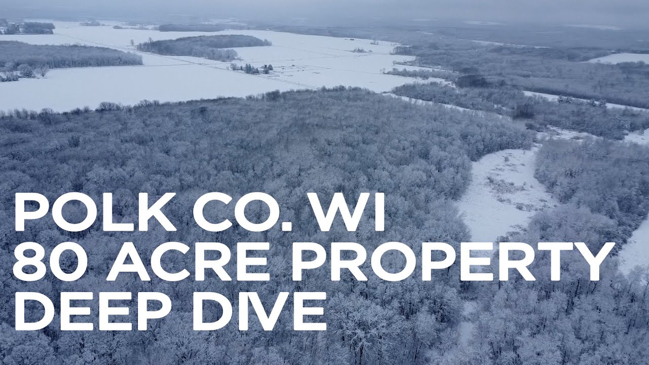 Polk County, WI 80 Acres Property Deep Dive - YouTube