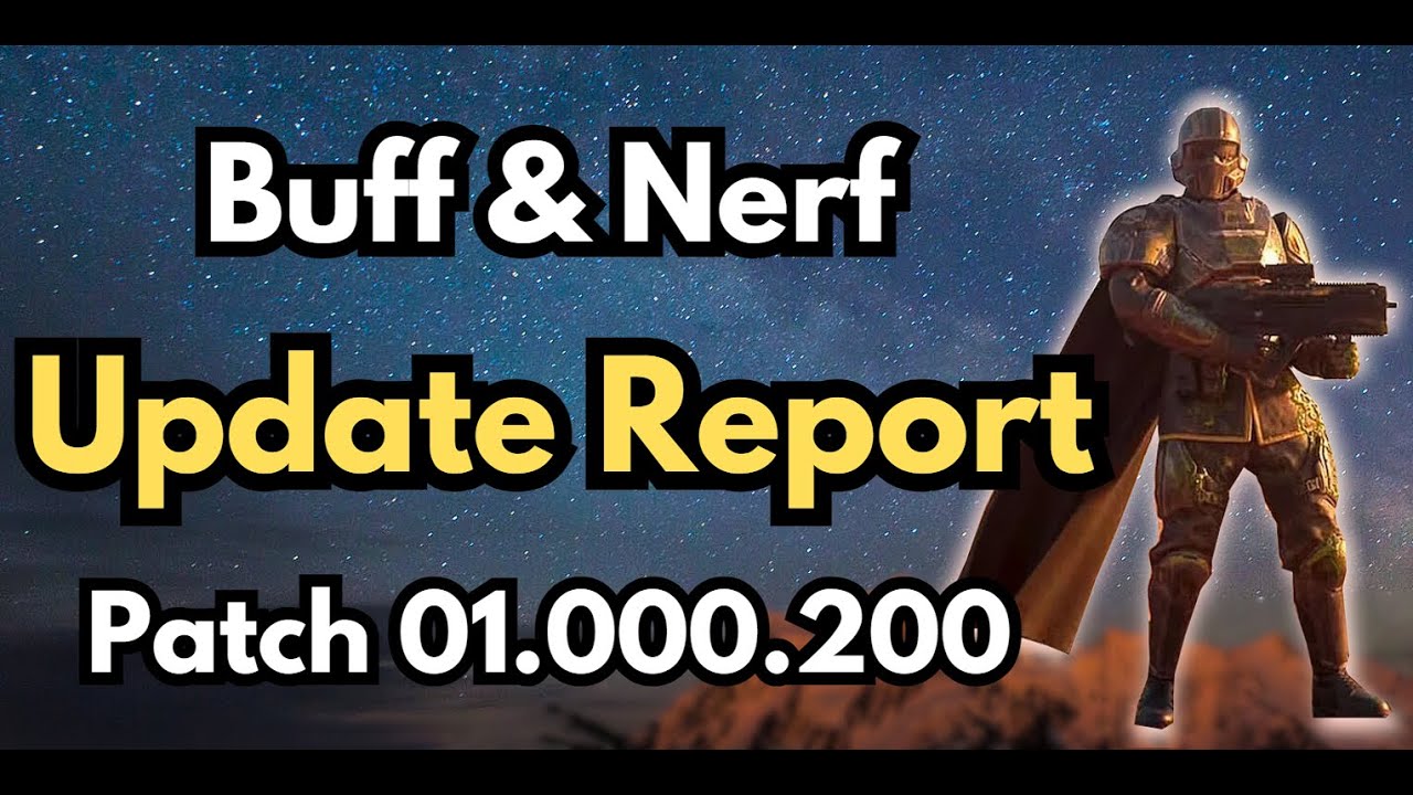 Helldivers 2 - Buff & Nerf Report in less then 3 minutes! - YouTube
