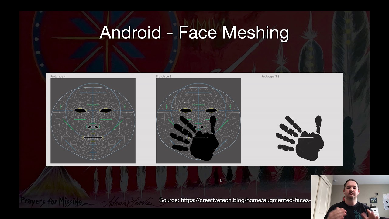 Using AR Face Meshing to Raise Awareness of MMIW - YouTube