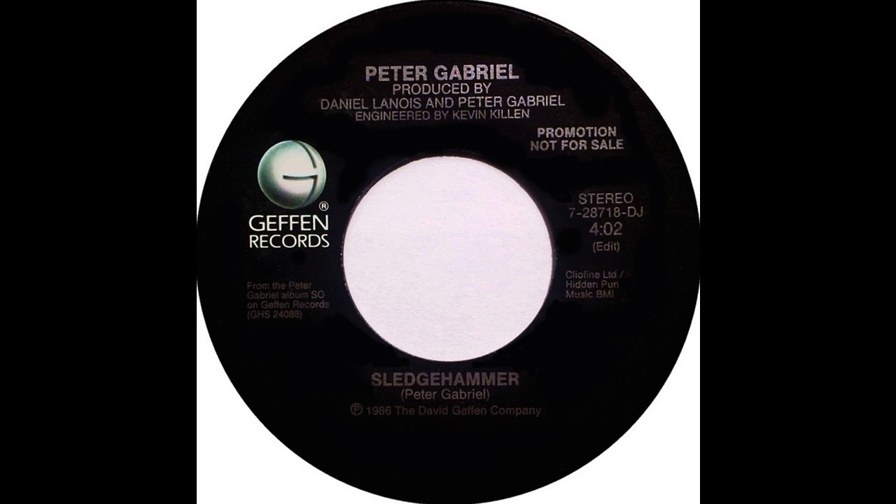 Peter Gabriel - Sledgehammer (Promo Radio Edit) - YouTube
