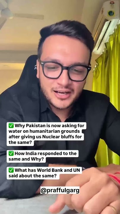 Pakistan’s request for water on humanitarian grounds Decoded in simple ...